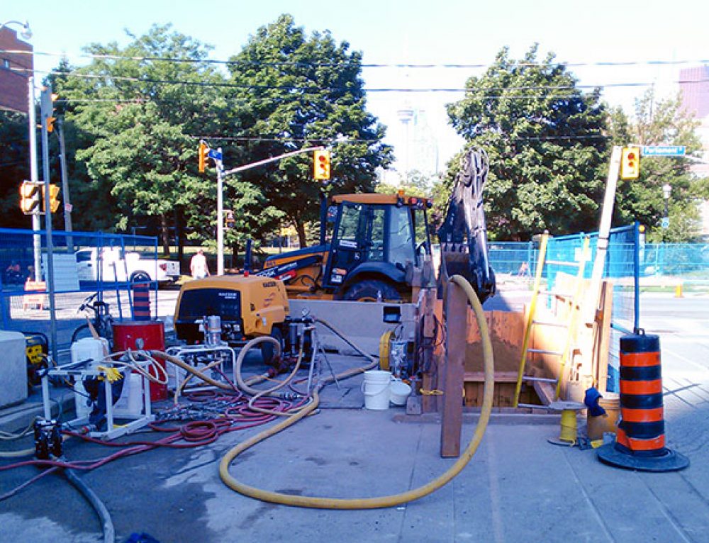 Cellular Grouting to Backfill Underground Casings